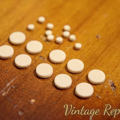 1959-1964 "Clay Dots" Pre-Cbs Reproduction Inlay Dots | Reverb
