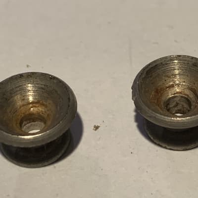 Fender Stratocaster/Telecaster Strap Buttons 60s - Nickel | Reverb