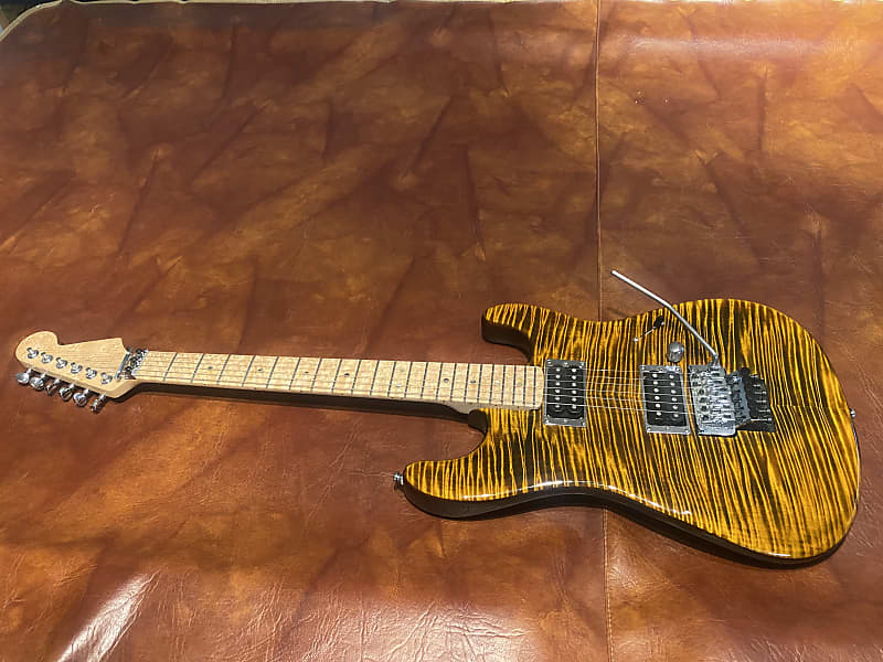 Warmoth Super Strat 2010 - Tiger Eye | Reverb