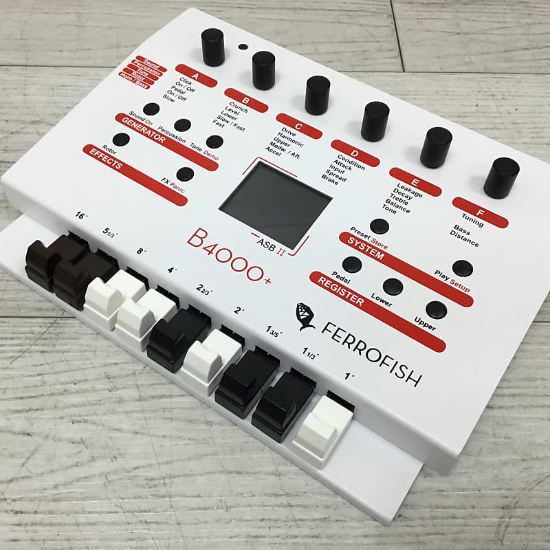 Ferrofish B4000+ Drawbar Organ Sound Module | Reverb
