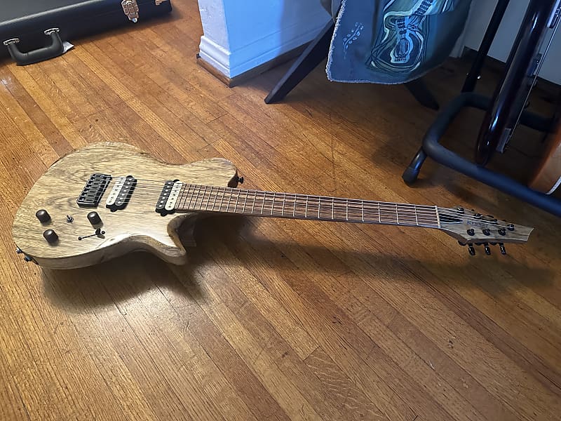 Kiesel SCB7H Stunning Black Limba Top with Piezo | Reverb