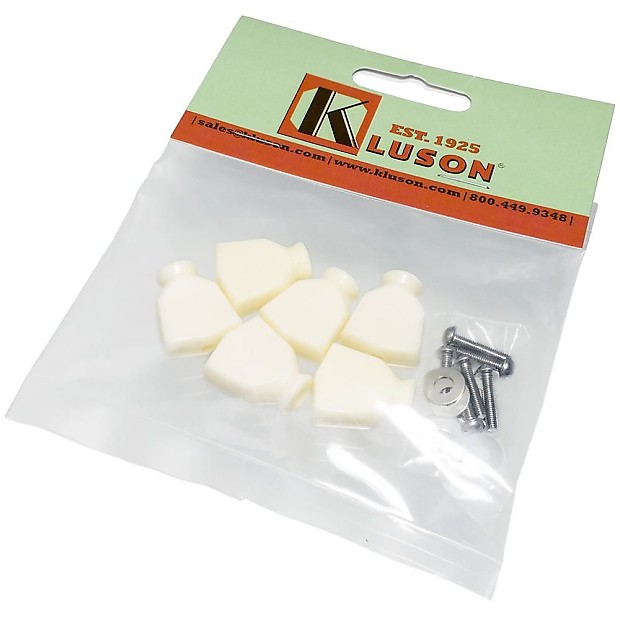 KLUSON Plastic Keystone Firebird/Banjo Tuner Buttons Set of 6 | Reverb