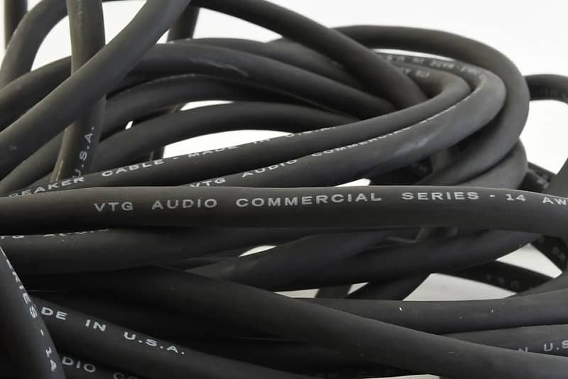 vtg audio commercial series 14 awg speaker wire 50ft . | Reverb
