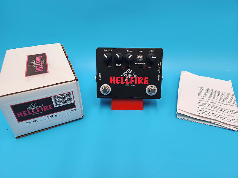 Rare Lee Jackson Hellfire HF-1 Overdrive Boost Guitar Effect | Reverb