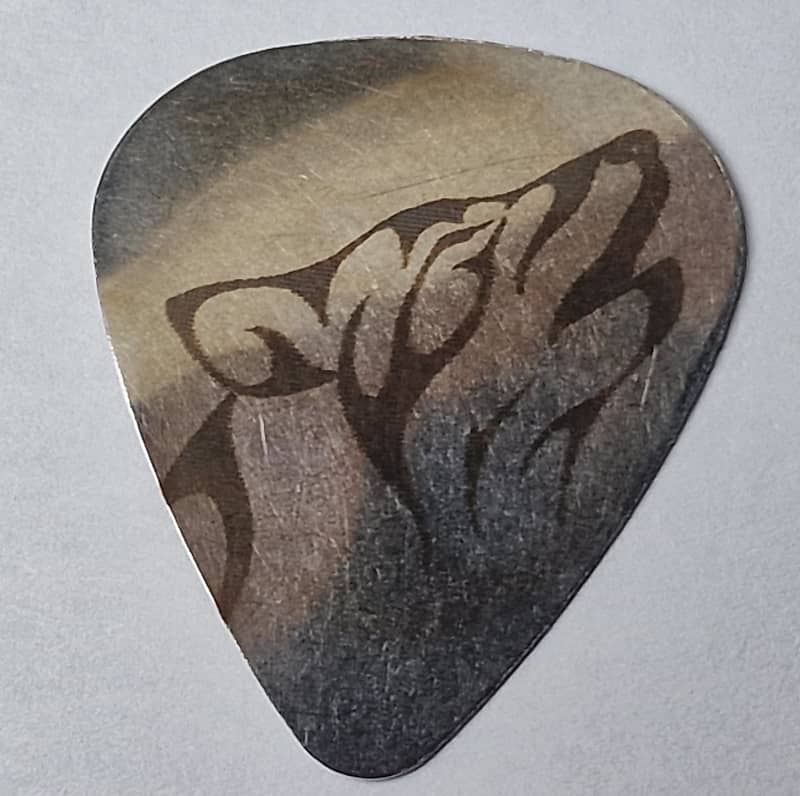 Médiator Plectre Pick guitare - Métal argenté fin Tête de | Reverb UK