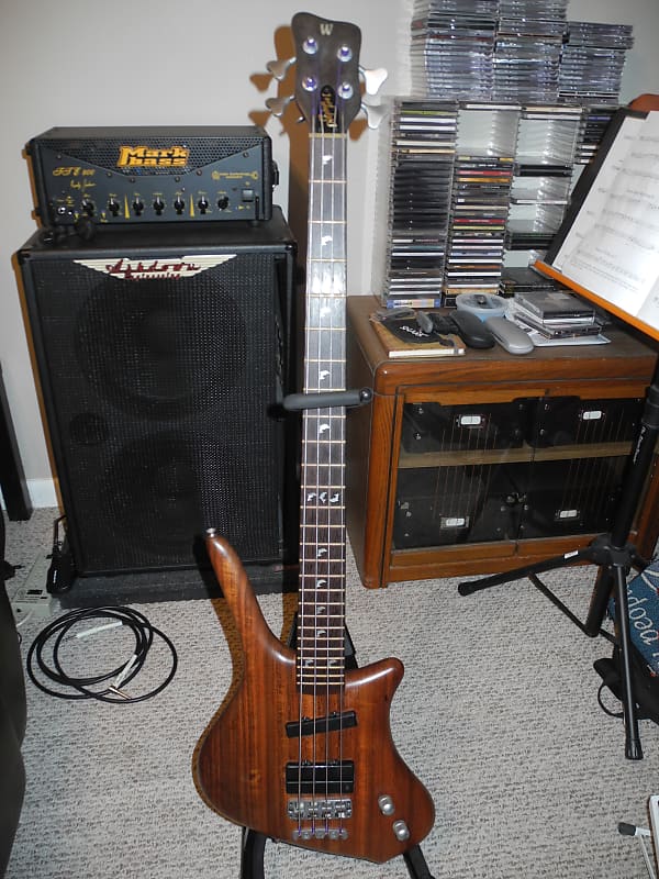 Warwick Dolphin Pro I 1989 natural/oil with case | Reverb