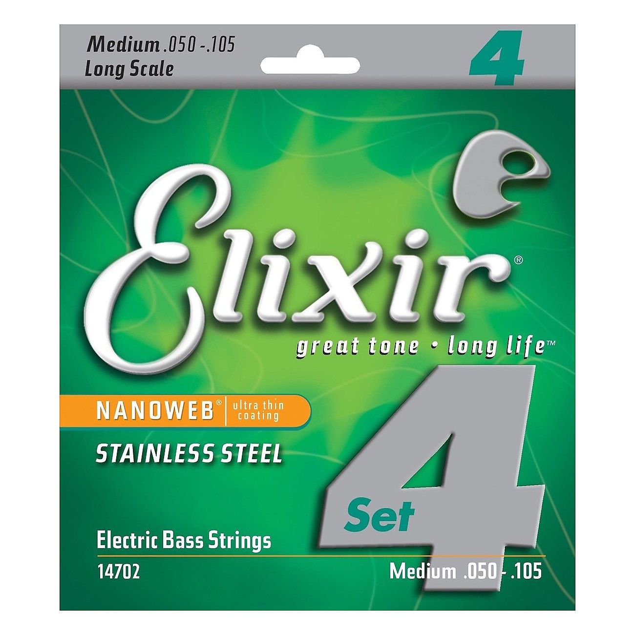 Elixir 14702 Nanoweb Stainless Steel Long Scale Bass | Reverb España