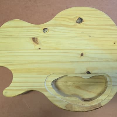 USA Pine Wood Les Paul L6-S Project Guitar Body L6S Routed | Reverb