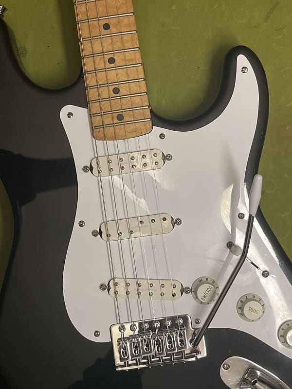 Custom Built Super Strat 2000s - Black | Reverb