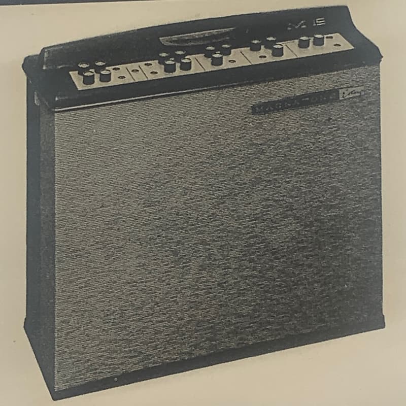 Magnatone M 15 Stereo Vibrato-Reverb Amp Dealer Sheet 1965 | Reverb