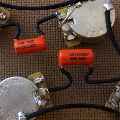 Gibson Les Paul Left Handed Wiring Harness 50’s Wiring | Reverb