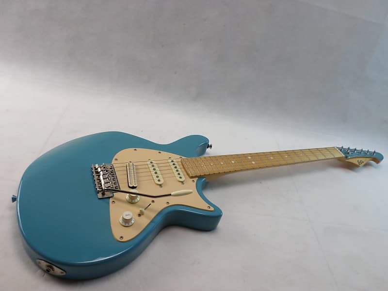 Lag Jet Electric Guitar JV100 New Vintage 100 Holly Blue | Reverb