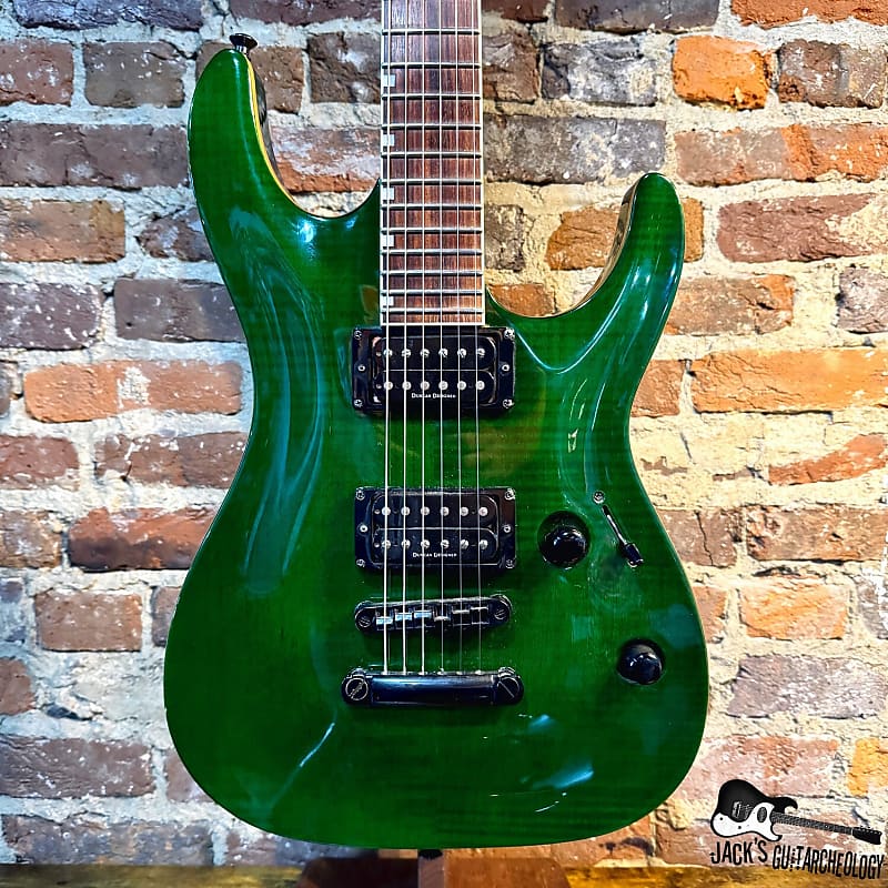 LTD H-202 Electric Guitar (2007 - Transparent Green) | Reverb