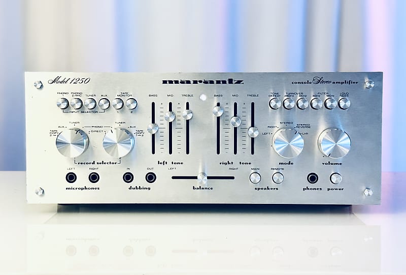 💥💥💥 Vintage Marantz Model 1250 Integrated Amplifier - | Reverb