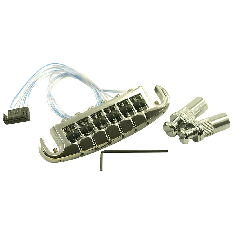 Graph Tech ResoMax NVW Wraparound Bridge With Ghost Saddles, | Reverb