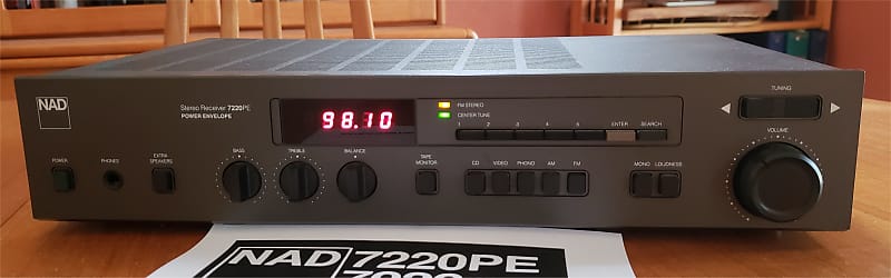 NAD 7220PE Power Envelope Receiver - GREAT Phono Stage and FM | Reverb