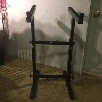 Rockville Portable Adjustable Mixer Stand Black | Reverb