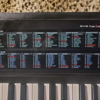 Vintage Casio CA-401 ToneBank Keyboard 1990's w/Rick Astley | Reverb