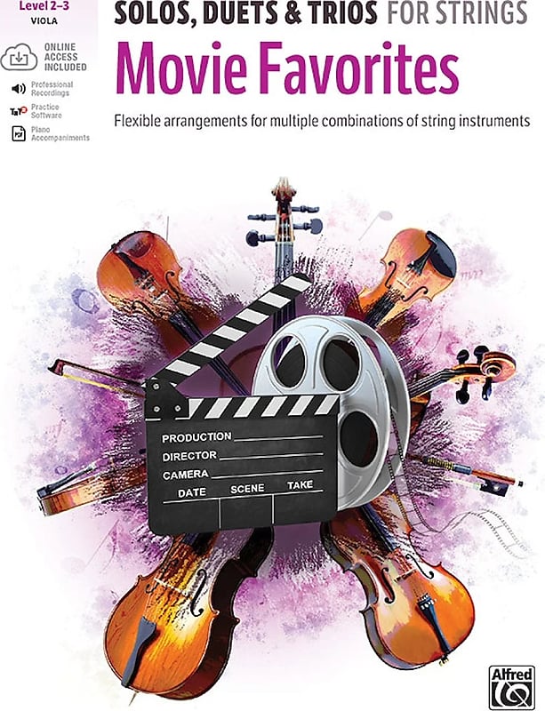 Solos, Duets & Trios for Strings: Movie FavoritesFlexible | Reverb