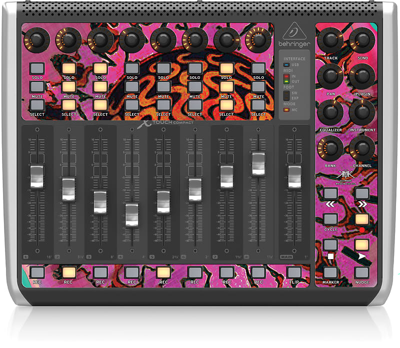 Midi Control Surface Skin Overlay Behringer X-Control Compact | Reverb