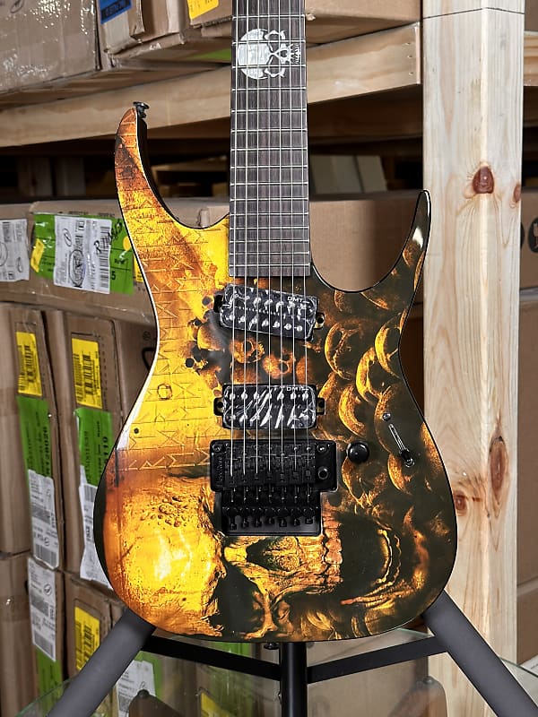 Dean Rusty Cooley Signature Skullz 7-String #31236 | Reverb