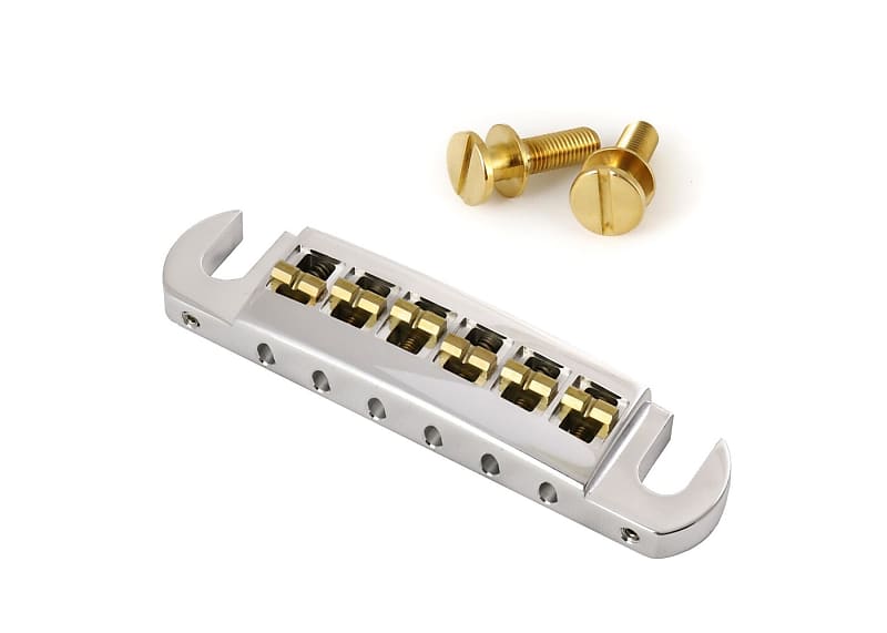 PRS Adjustable Stoptail Bridge (Mannmade ACC-4005), Nickel | Reverb