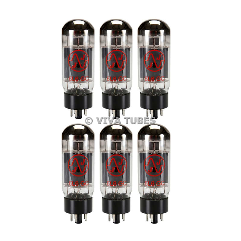 New Matched Sextet (6) JJ 6L6GC Vacuum Tubes | Reverb