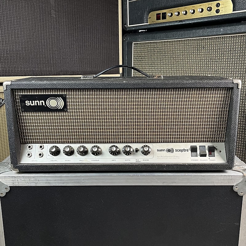 1971 Sunn Scepter Vintage Tube Guitar Amplifier Head! | Reverb