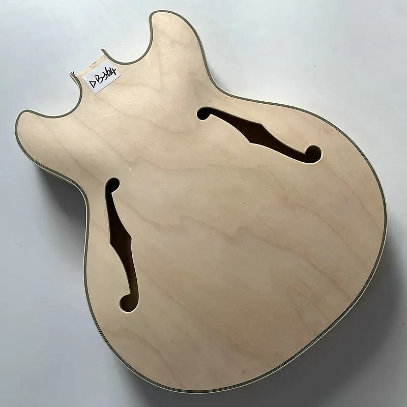 Unfinished Semi Hollow Jazz Guitar Body DIY Project | Reverb