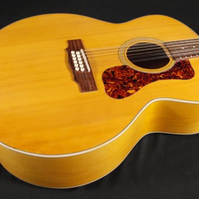 Guild F2512 Natural 12 String Jumbo Acoustic Guitar | Reverb