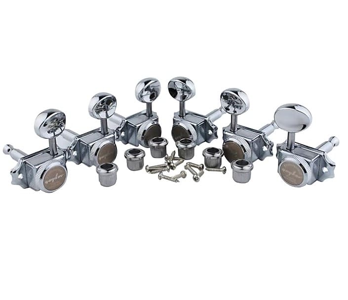 Guyker Vintage Style Locking Tuners - Chrome | Reverb