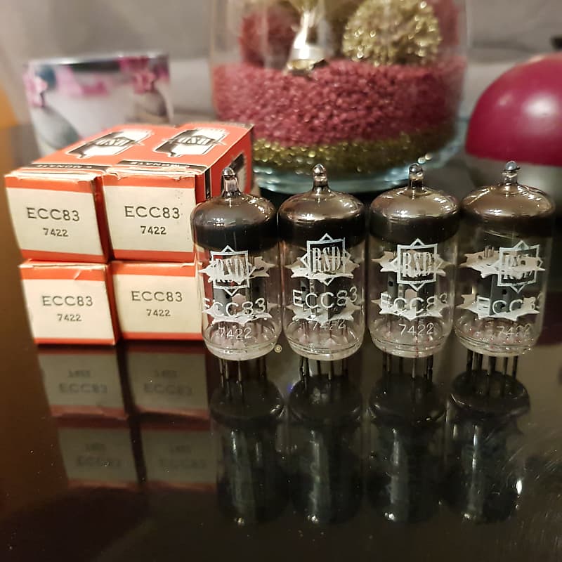 RFT (RSD) East Germany 12AX7 ECC83 year 60s matched quad,same | Reverb