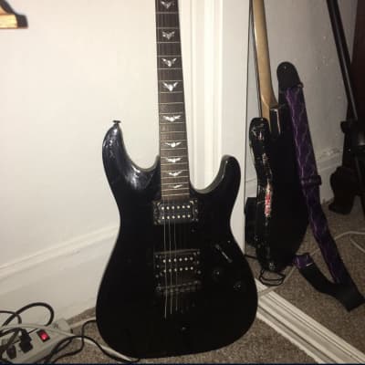 Schecter Spitfire 6 2003 - Black with Pearl Inlay | Reverb