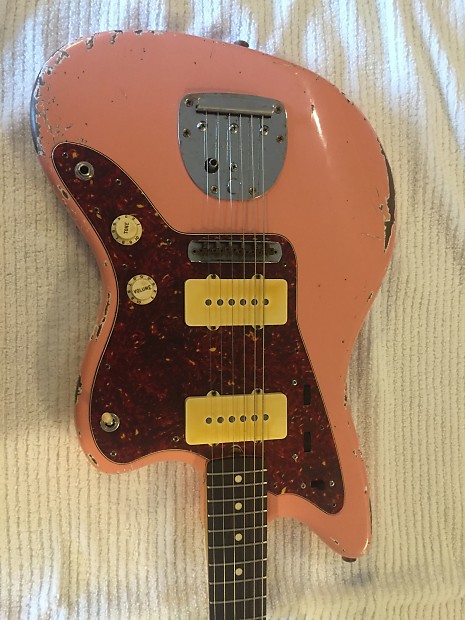 MJT Jazzmaster Shell Pink Relic - Fender 62 Jazzmaster Clone | Reverb
