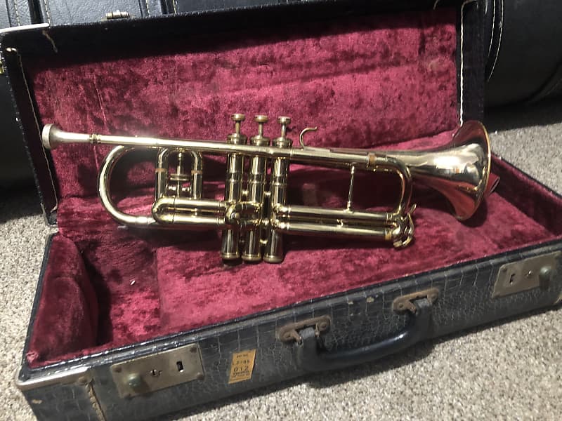 1952 Conn 80A Long Cornet (Trumpet) Victor w/Case and | Reverb
