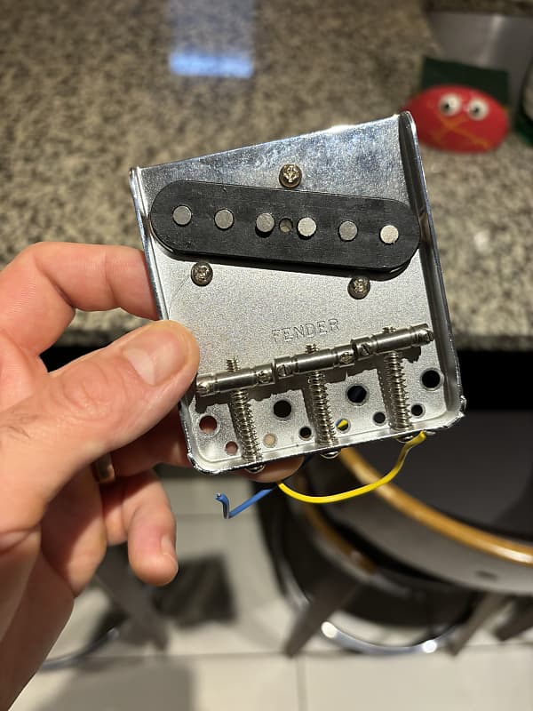 Fender Loaded Bridge 2018 - Chrome | Reverb