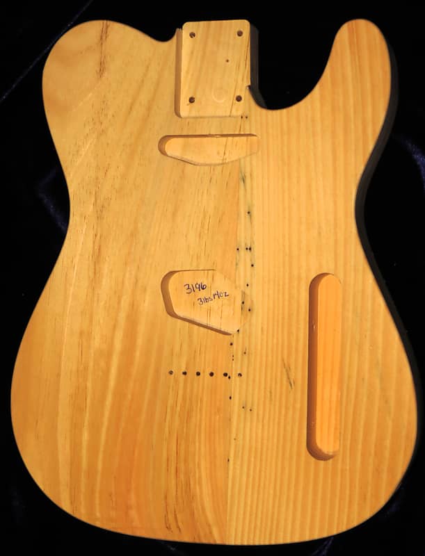 Aged Pine Telecaster Tele Body Standard 3lbs14oz #3196 | Reverb