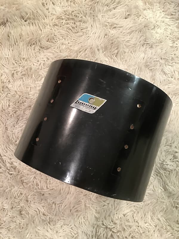 Ludwig 9 x 13 wing tom shell Mid 70’s Black Cortex | Reverb