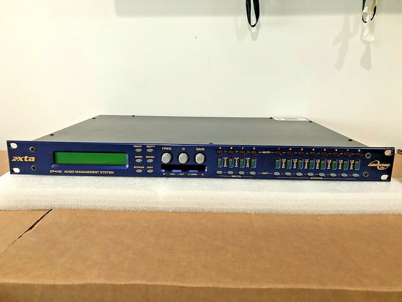 XTA DP448 4 in / 8 out Digital Signal Processor DSP Speaker | Reverb