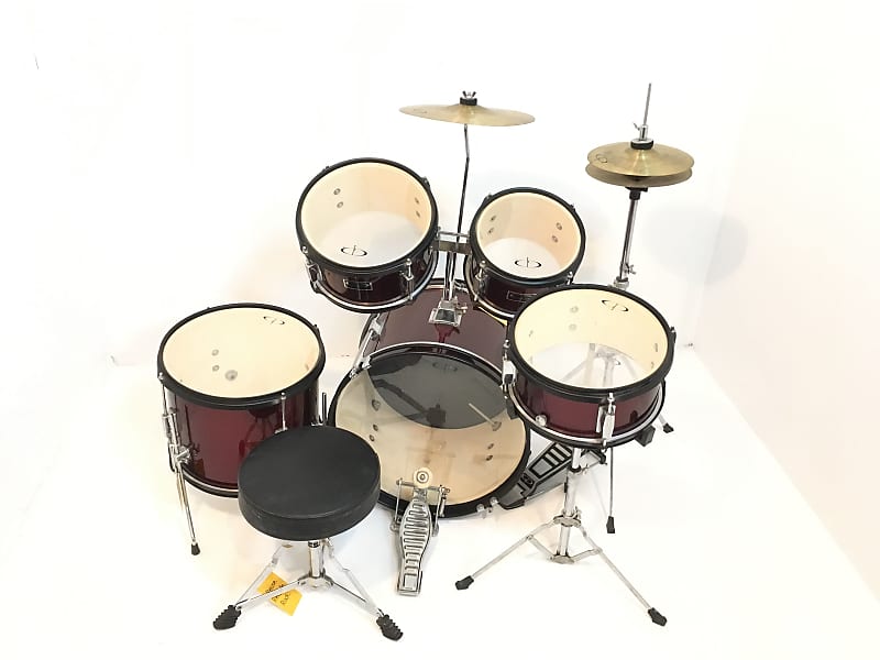 Used GP Percussion GP 5 PIECE DRUM SET KIDS Drum Kit 5 Piece | Reverb