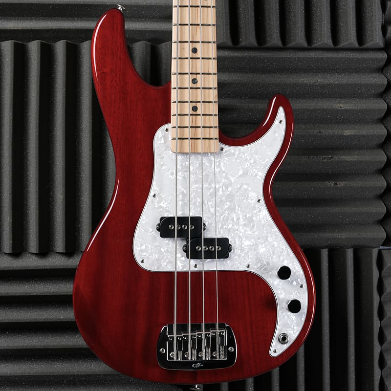 G&L 40th Anniversary SB-1 2020 - Clear Ruby Red | Reverb Australia