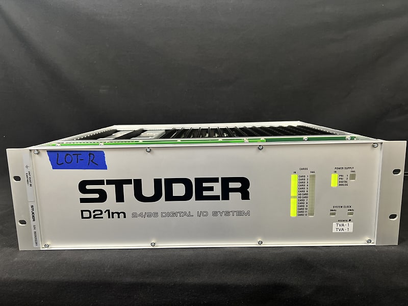 STUDER D21m Modular I/O System MADI HD Link & 12X Mic Cards - | Reverb
