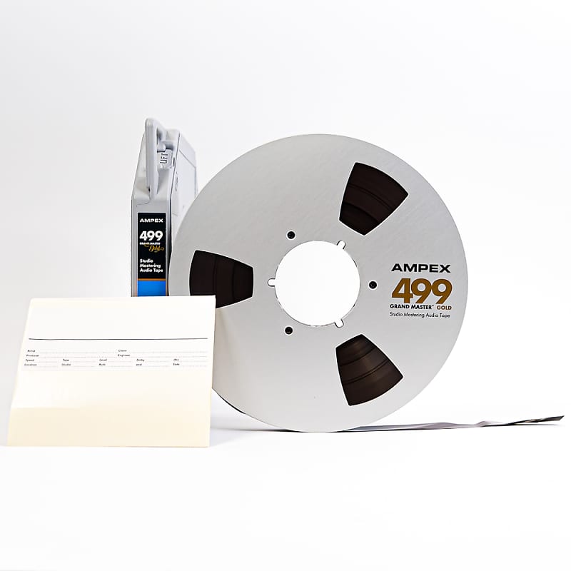 Ampex 499 Grand Master Gold 10-1/2" x 1/2" Studio Mastering | Reverb