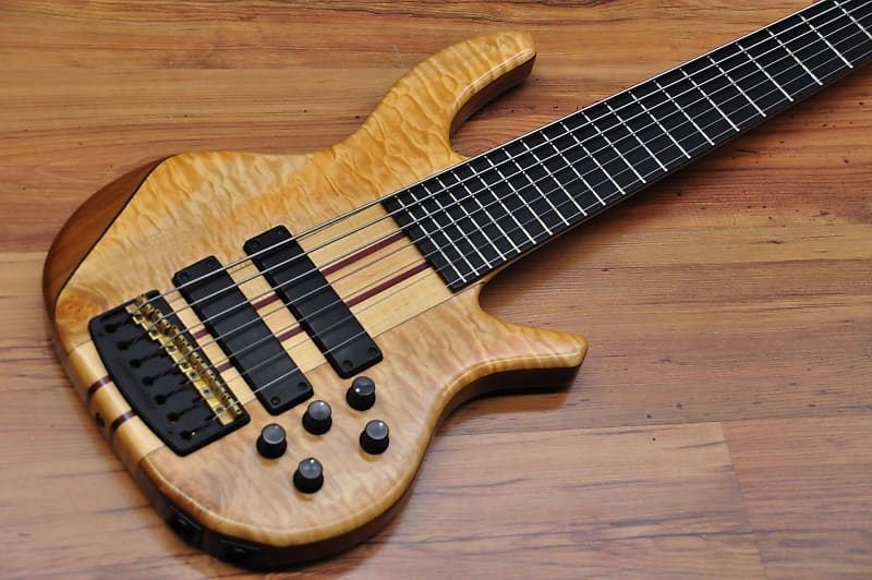 Overwater Progess III Deluxe 7 string - Quilted Maple | Reverb