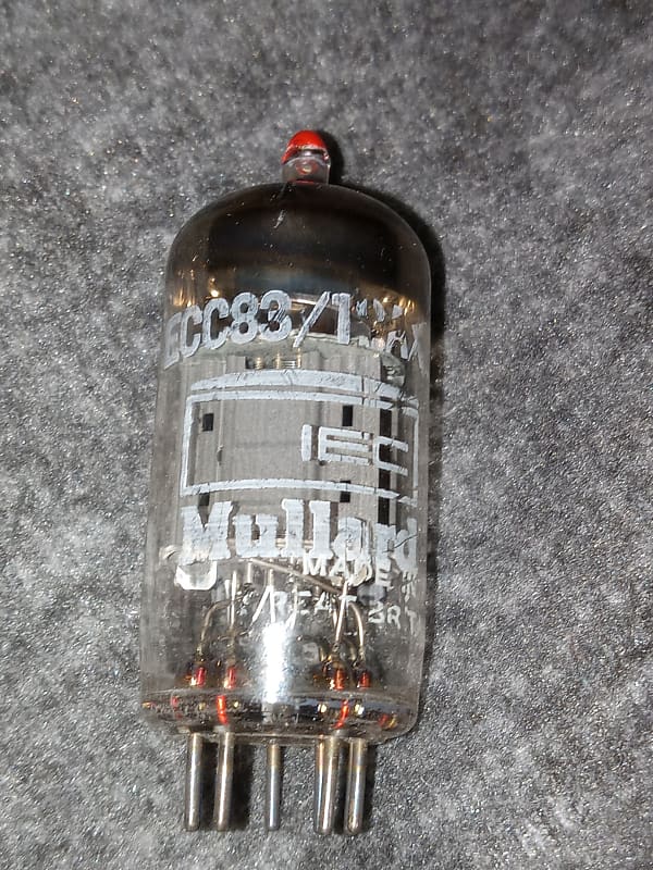 1 Rare medical Red Tip mullard 12ax7 tube | Reverb