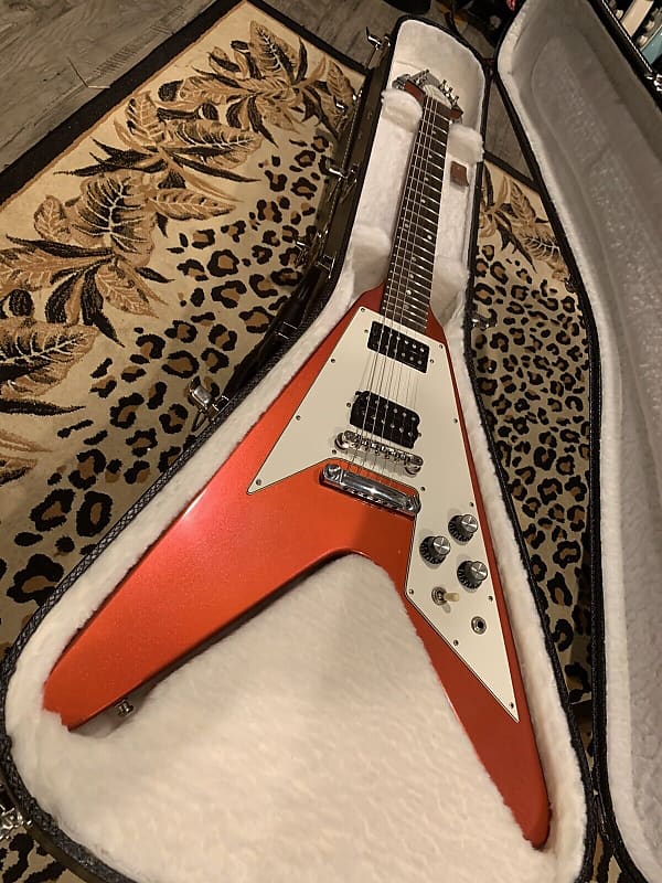 Gibson Flying V 2007 Red Sparkle | Reverb