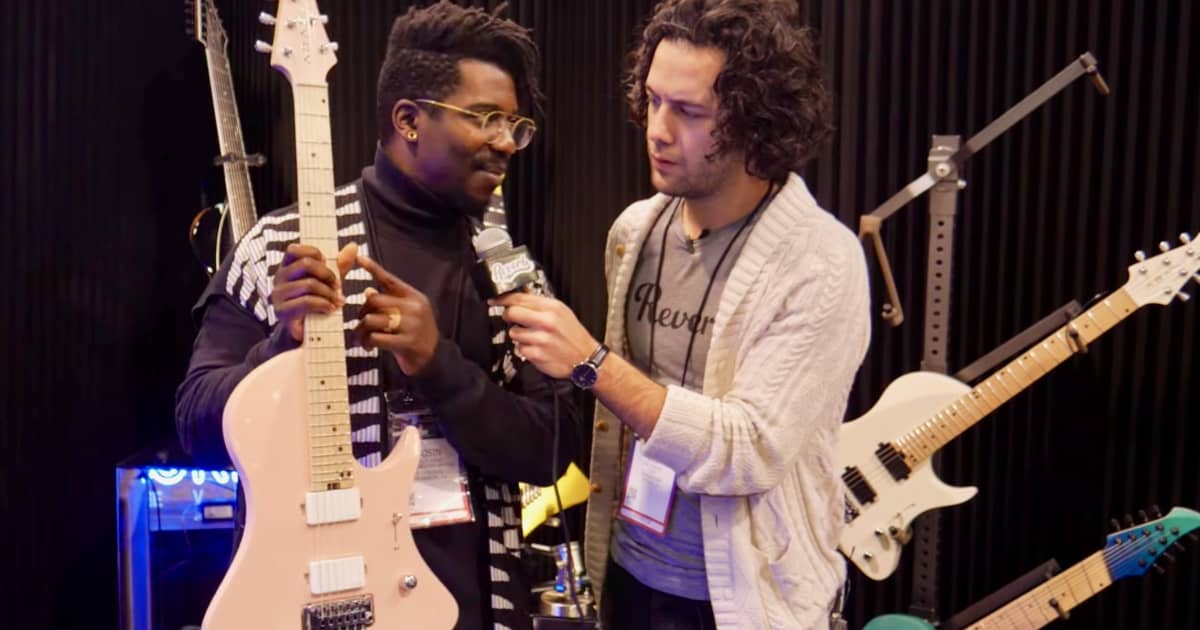 Video: Tosin Abasi Debuts New Abasi Guitars | NAMM 2020 | Reverb News