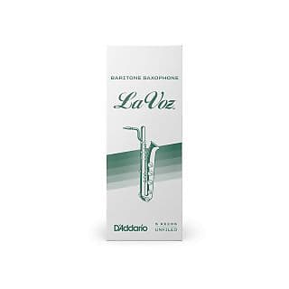 La Voz Baritone Saxophone Reeds | Medium | 5 Pack | Reverb