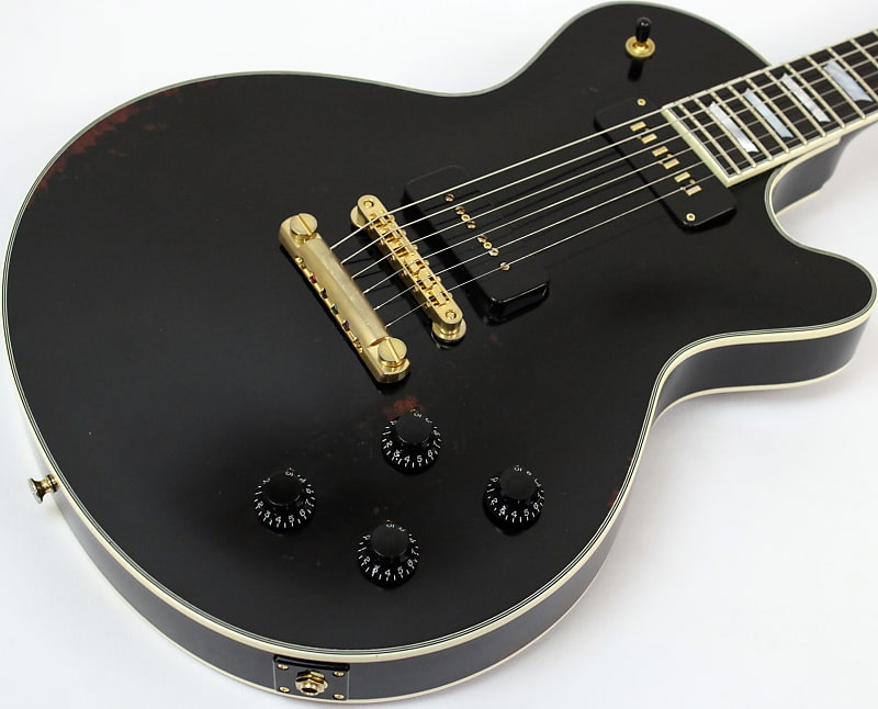 Eastman SB54/V-LTD-BK Solidbody Electric Guitar, Black | Reverb