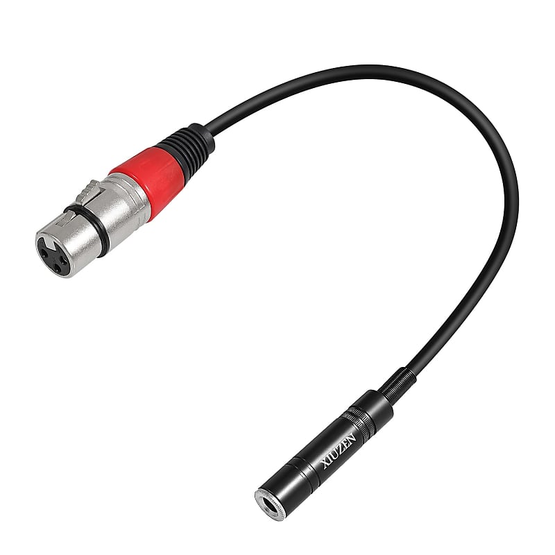 XLR Female to 1/4 Inch Cable, Balanced 3 Pin Female XLR to | Reverb